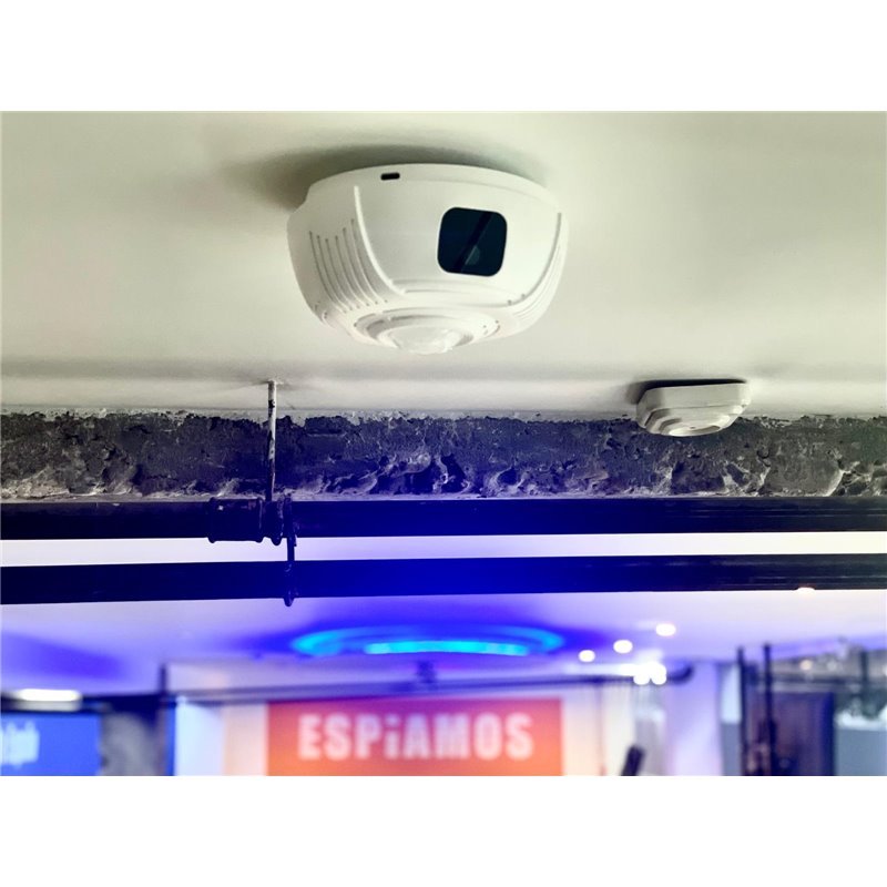 Smoke Detector with WiFi Camera and Hidden Night Vision | ESPIAMOS®