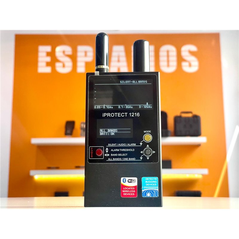 iProtect 1216 Advanced Hidden Camera and Microphone Detector 【2025】
