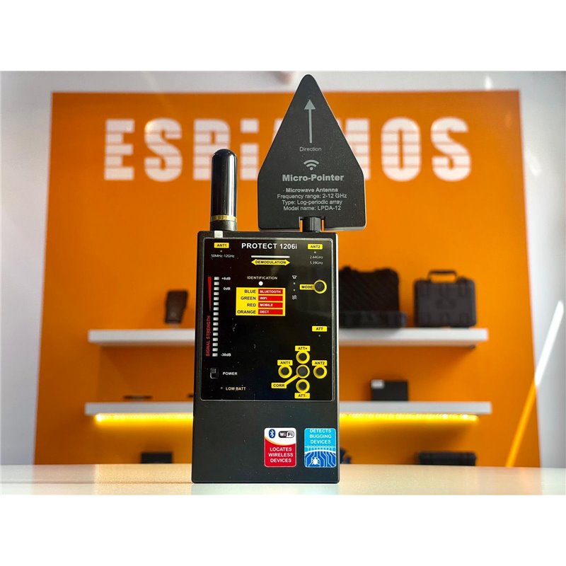 Détecteur de fréquence multibande iProtect 1206i 【2026】 WE SPY