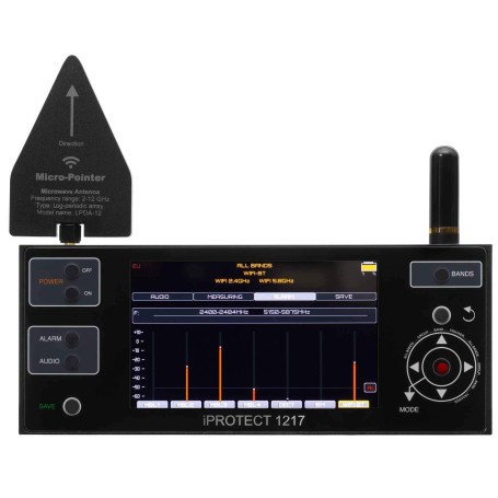 iProtect 1217 – 5G GPS-Tracker-Detektor 【2025】Espiamos.com