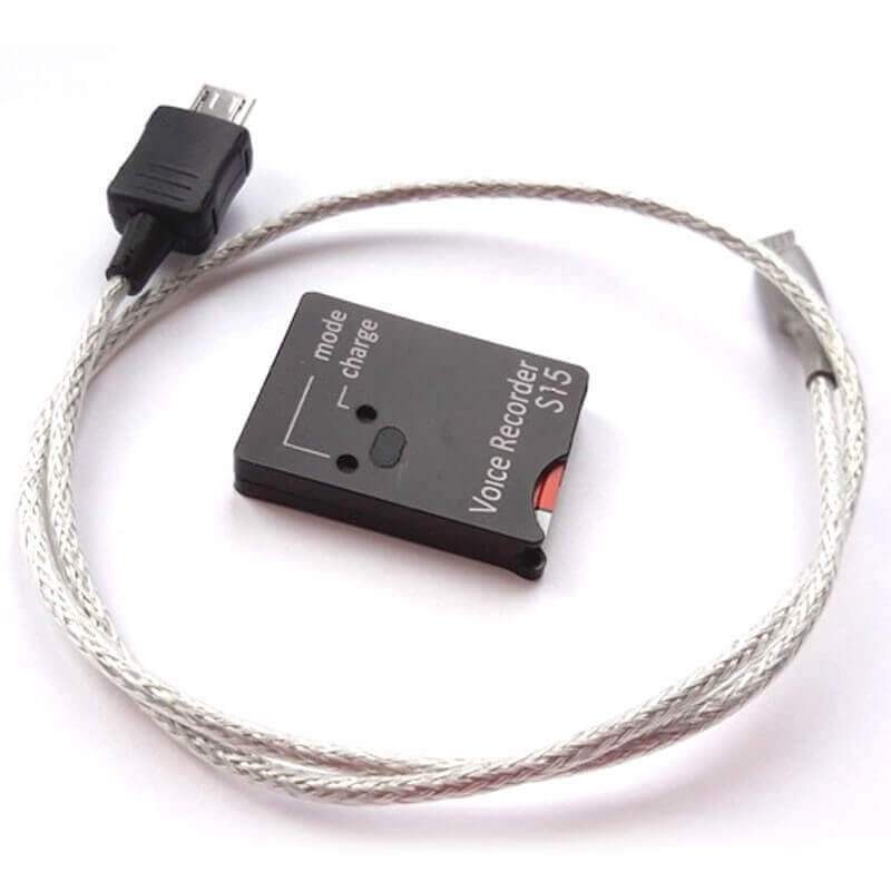 Soroka 15E - Digital Spy Recorder with MEMS Microphone and 100h Battery ...